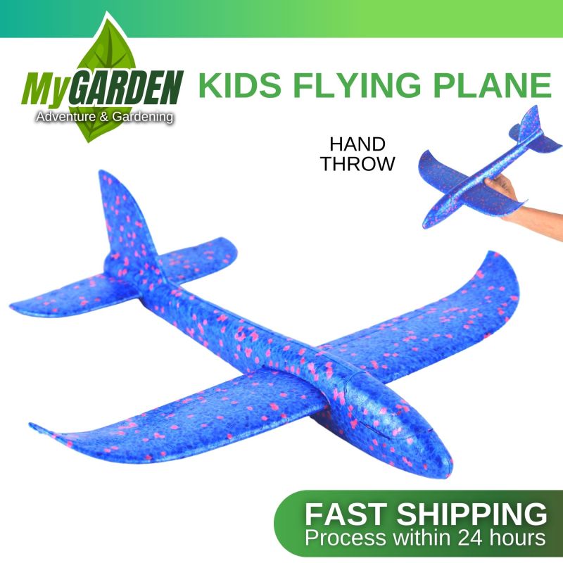 Kids Large Hand Throw Aeroplane Flying Foam Glider Toys Plane Flight ...