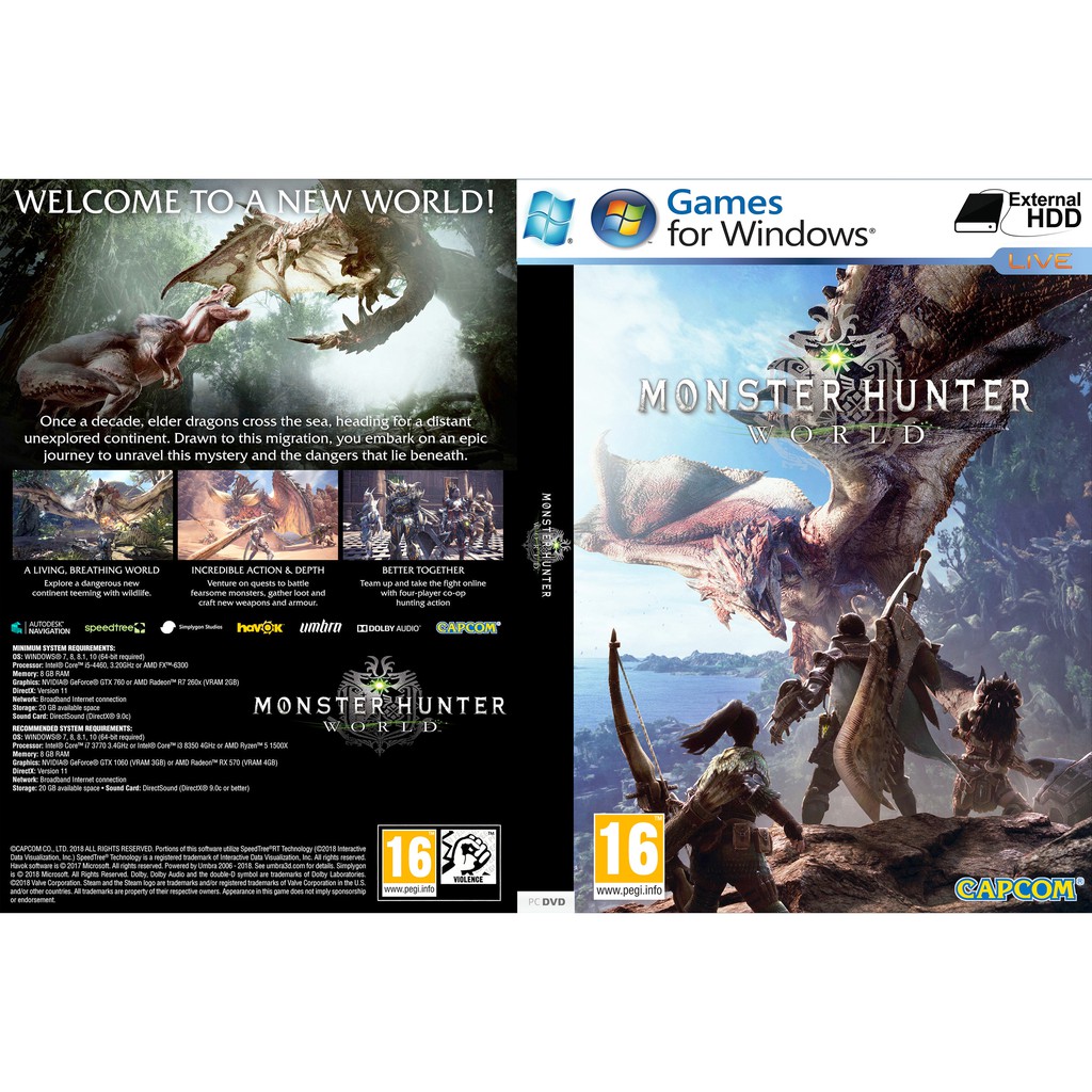Monster Hunter - World PC GAME Offline [Pendrive INSTALLATION] | Shopee ...
