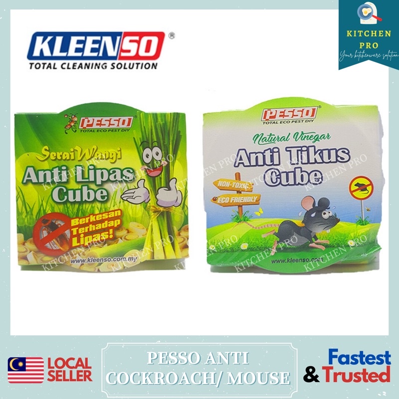 𝐊𝐈𝐓𝐂𝐇𝐄𝐍 𝐏𝐑𝐎 | PESSO Natural Lemongrass PESSO Anti Cockroach Cube ...
