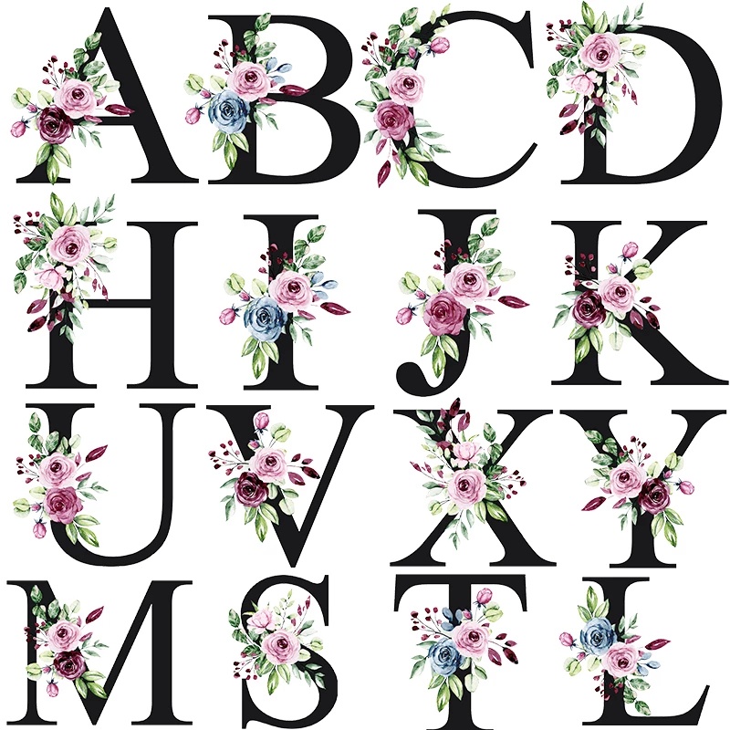 Diy Letter Transfers for Clothes Vest Bag Appliques Sticker for ...