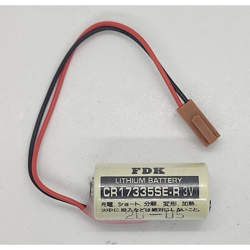 FDK CR17335SE 3V Sanyo Lithium Battery with Brown Connector | Shopee ...