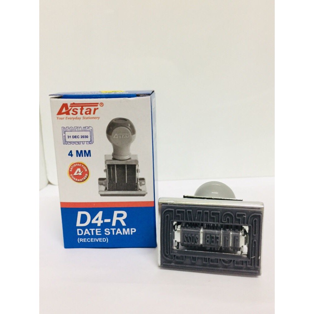 Date Stamp / "RECEIVED" with Date / "PAID" with Date Stamp / Rubber ...