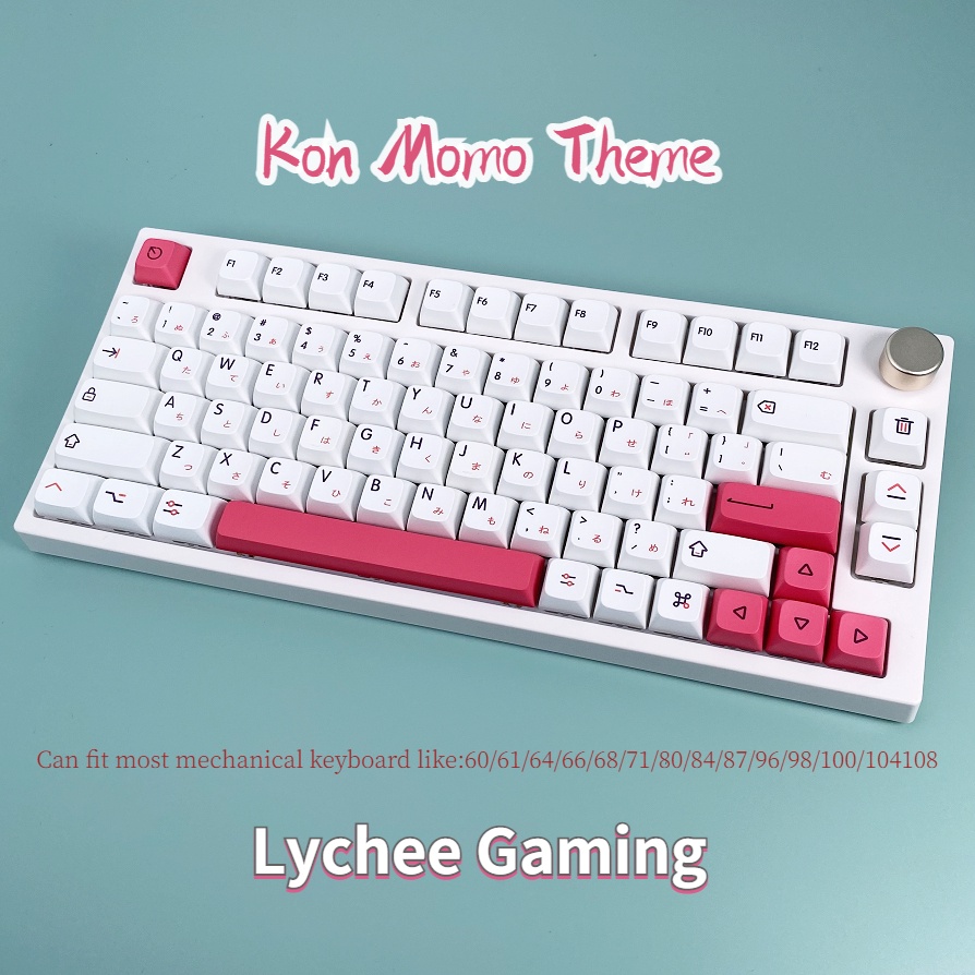 Lychee keycaps kon momo Thai/Japanese sub legend Daifen 100/96/98 ...