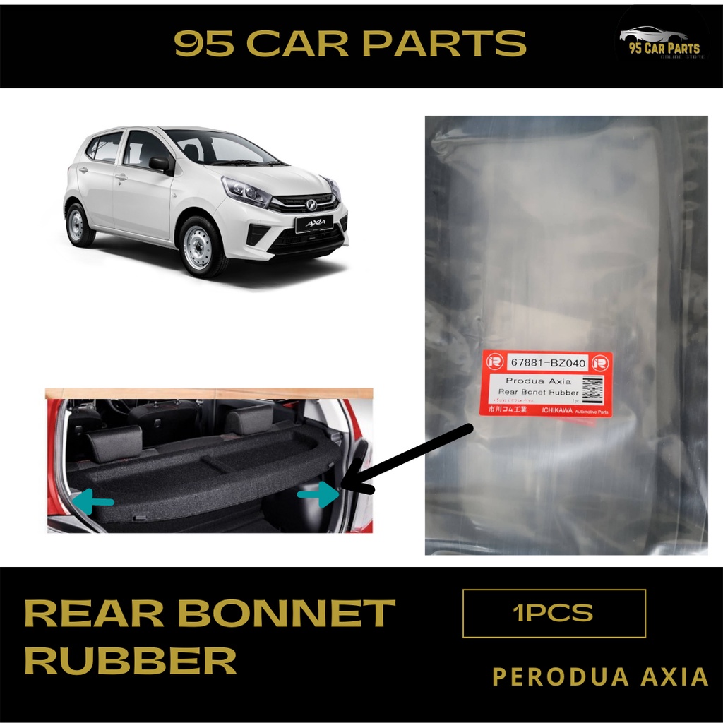 Rear Bonnet Rubber Perodua Axia (ICHIKAWA) Getah Bonet Belakang ...