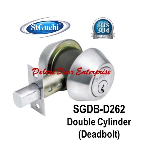 St Guchi SGDB D262 Double Cylinder Deadbolt/St Guchi Deadbolt / D262 / Double Key Deadbolt ...