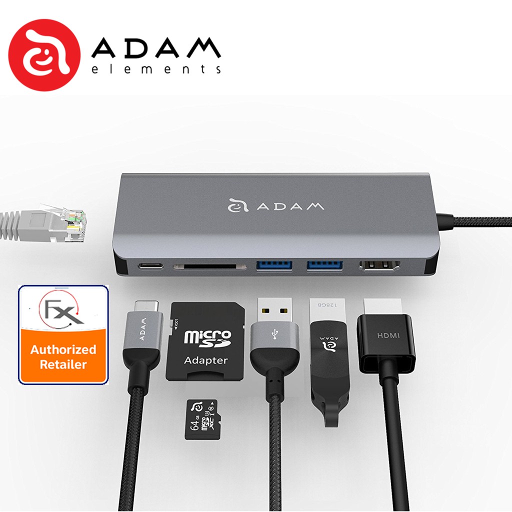 Adam Elements CASA Hub A01 USB Type C 6 in 1 Multi function Hub ...