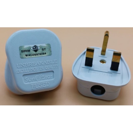 SUNSTAR 13A Plug Top White, P/N: PT-1313 [READY STOCK!!] | Shopee Malaysia