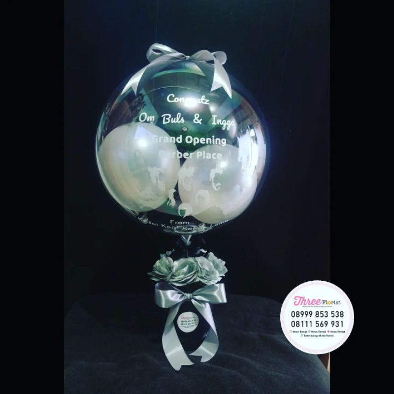 Balloon Flower box / congratulation Greeting Gift / grand opening ...