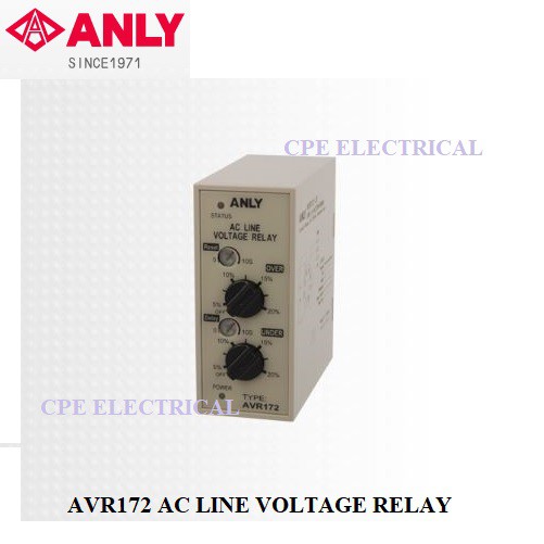 ANLY AVR172-8T 3 PHASE 8 PIN 415V AC LINE VOLTAGE RELAY | Shopee Malaysia