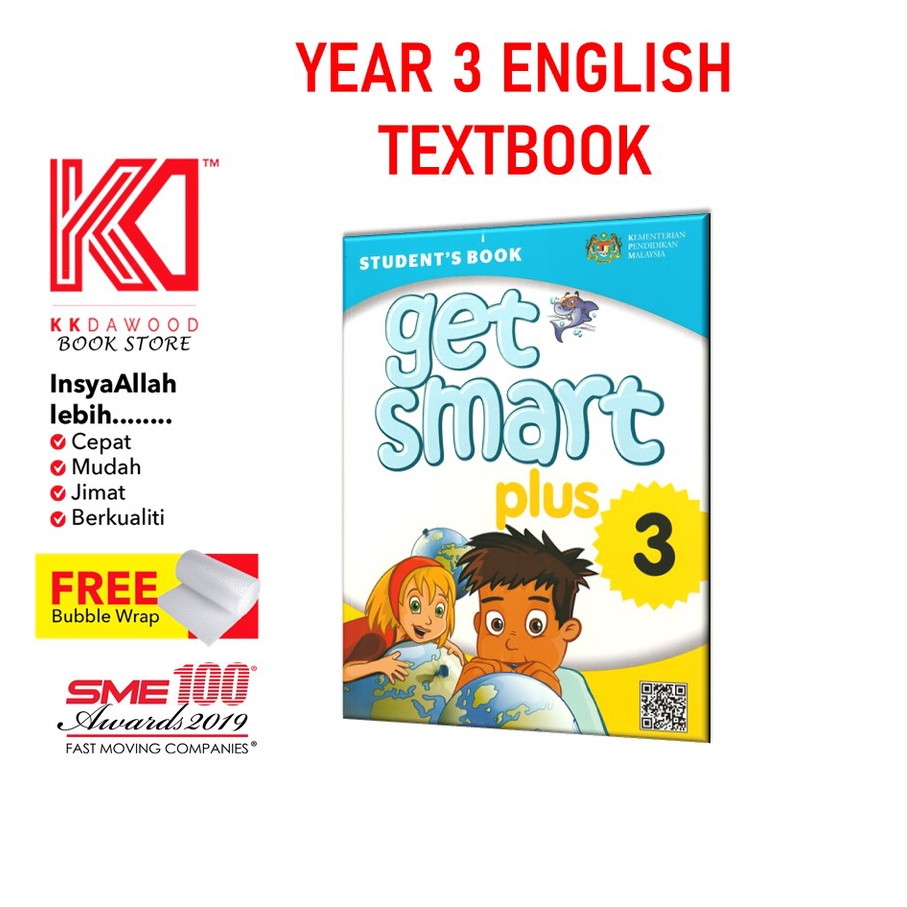Buku Teks Tahun 3 Get Smart Plus 3 Student Book (Including CD) | Shopee ...