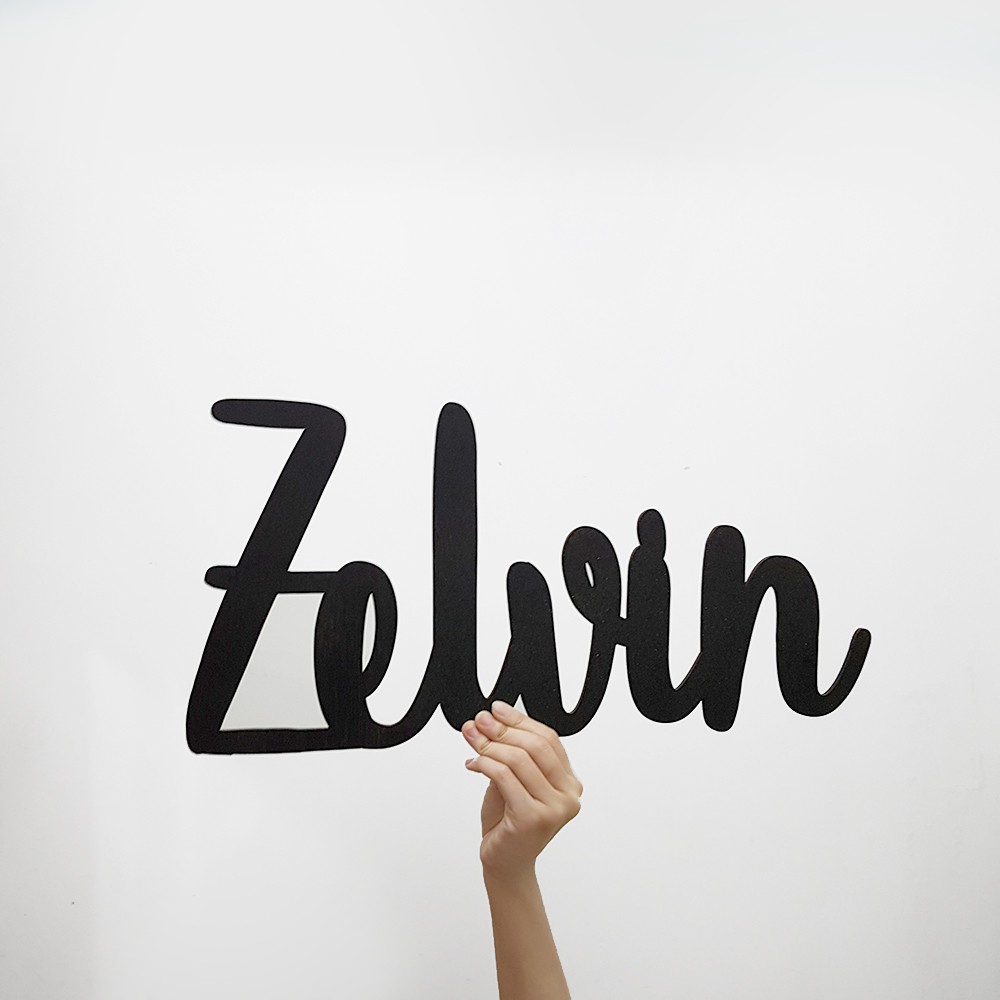 KAYU Backdrop Sign 50cm | Custom Wood Writing | Wall Signage | Wooden ...