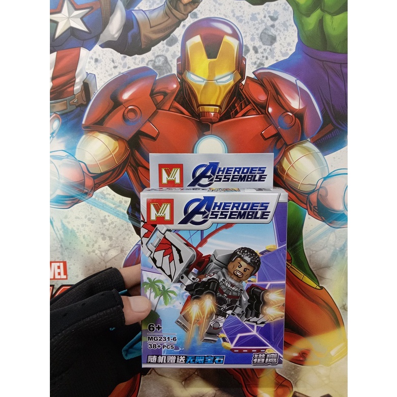 Toys lego (01) Brand m - Marvels heroes assembles (age 6+ up). | Shopee ...