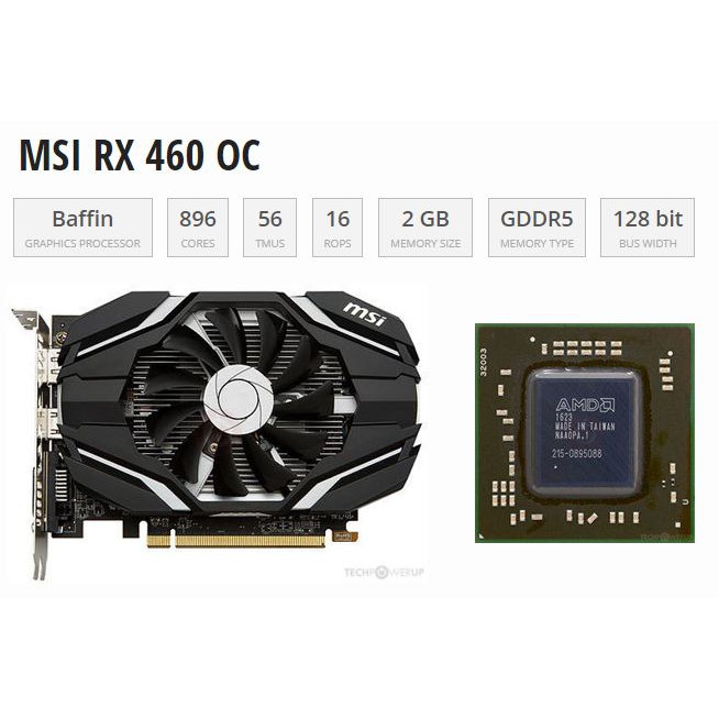 MSI RX 460 OC (USED) | Shopee Malaysia