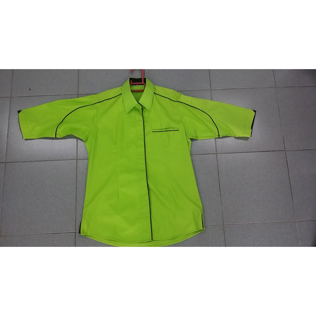 Baju Koperat Corperate Uniform F1 shirt male / female Ready stock ...