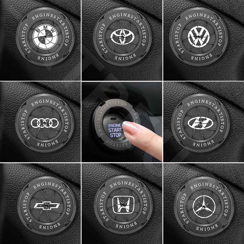 Proton Car Ignition Switch Ring Engine Start Stop Button Cover For ...