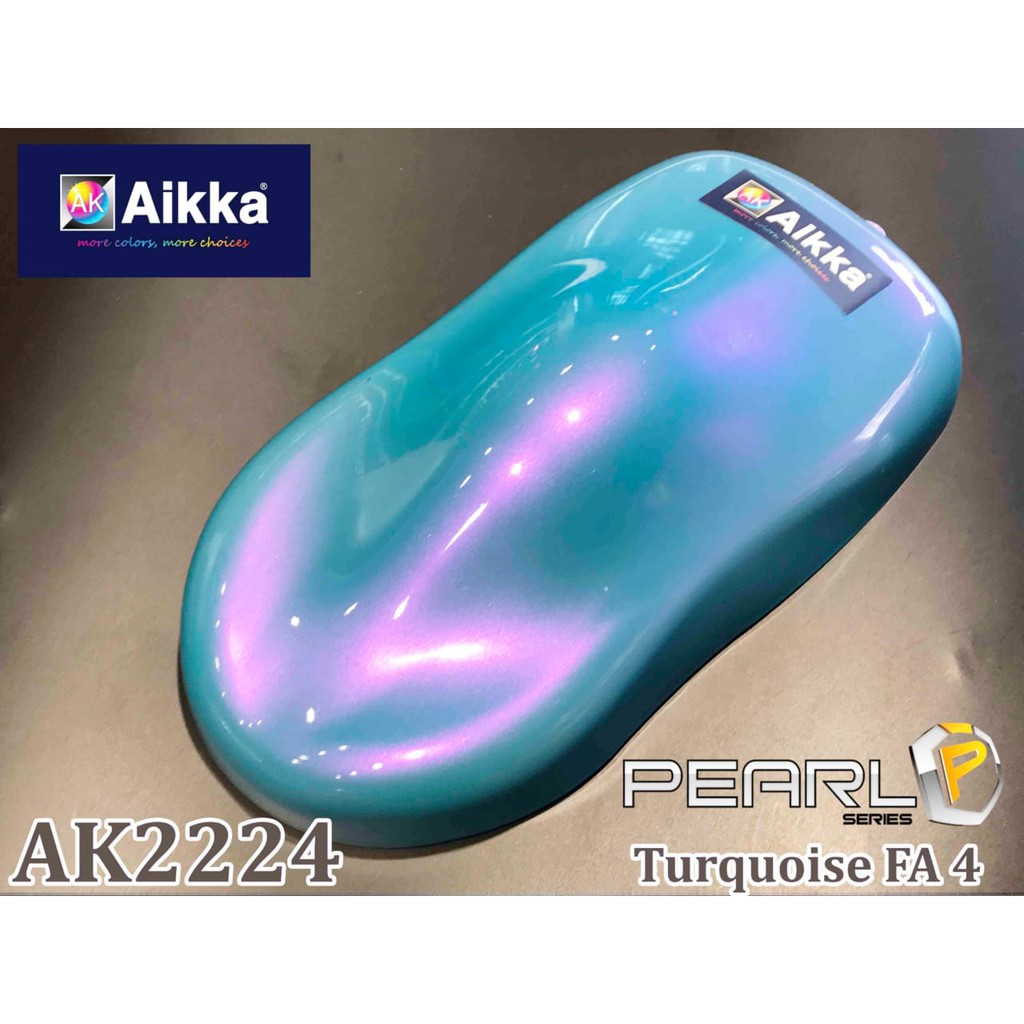 AIKKA AK2224 TURQUOISE FA 4 PEARL SERIES EFFECT 2K AUTOMOTIVE PAINT ...