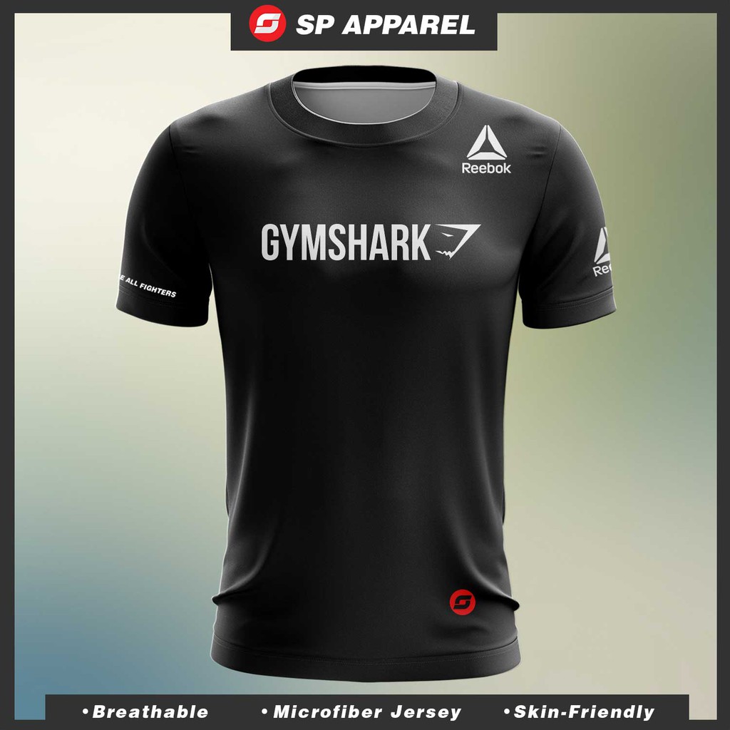 Gymshark Fitness The Shark Microfibre Jersey Regular cutting | Shopee ...