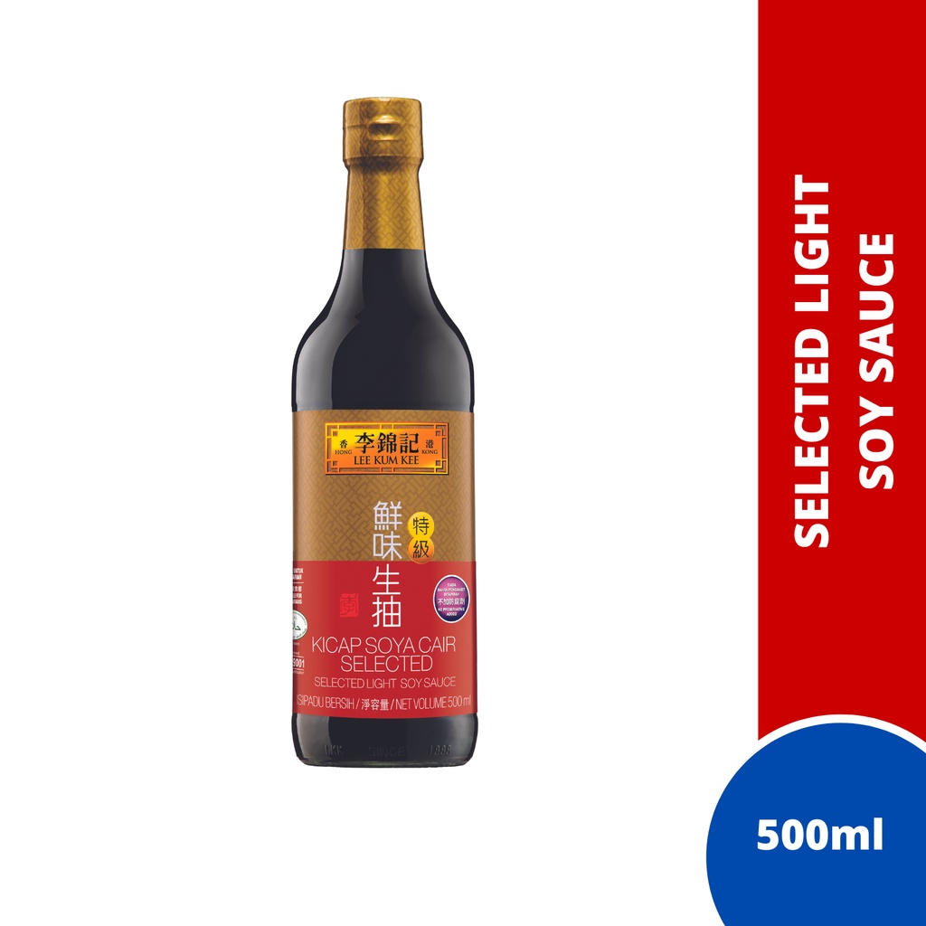Lee Kum Kee Selected Kicap Cair Light Soy Sauce 500ml [HALAL] | Shopee Malaysia