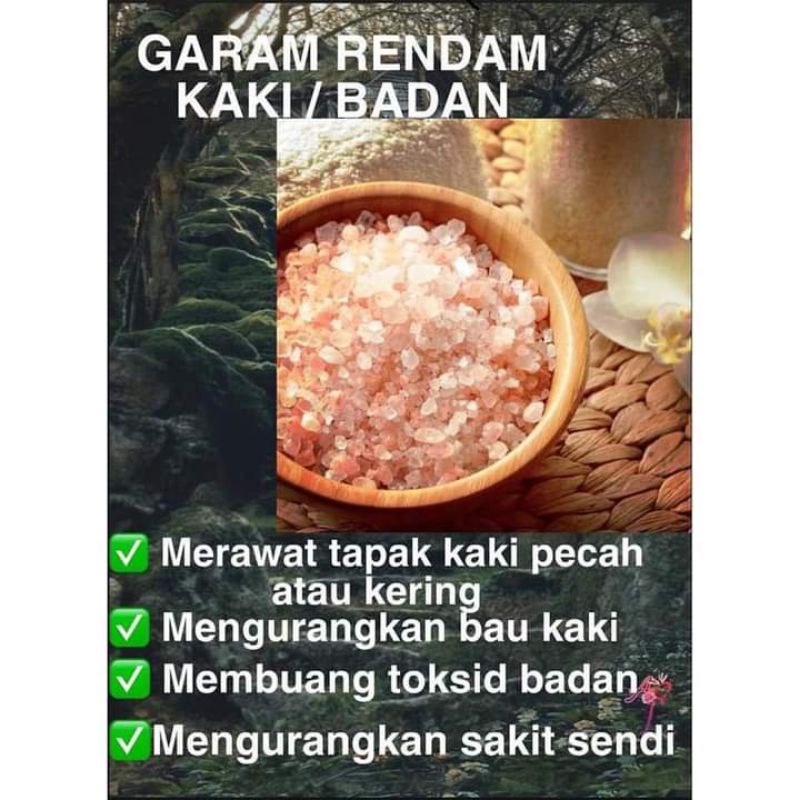 GARAM RENDAM KAKI DAN BADAN ORIGINAL | Shopee Malaysia