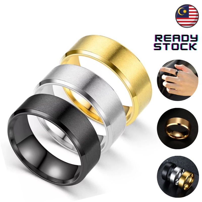 Cincin Emas 916 Korea Lelaki Men Ring For Men Silver 925 Original ...