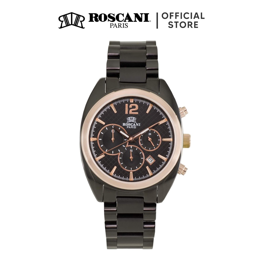 Roscani Gregory 973 Bracelet Men Watch - Chronograph + WR 5ATM | Shopee ...