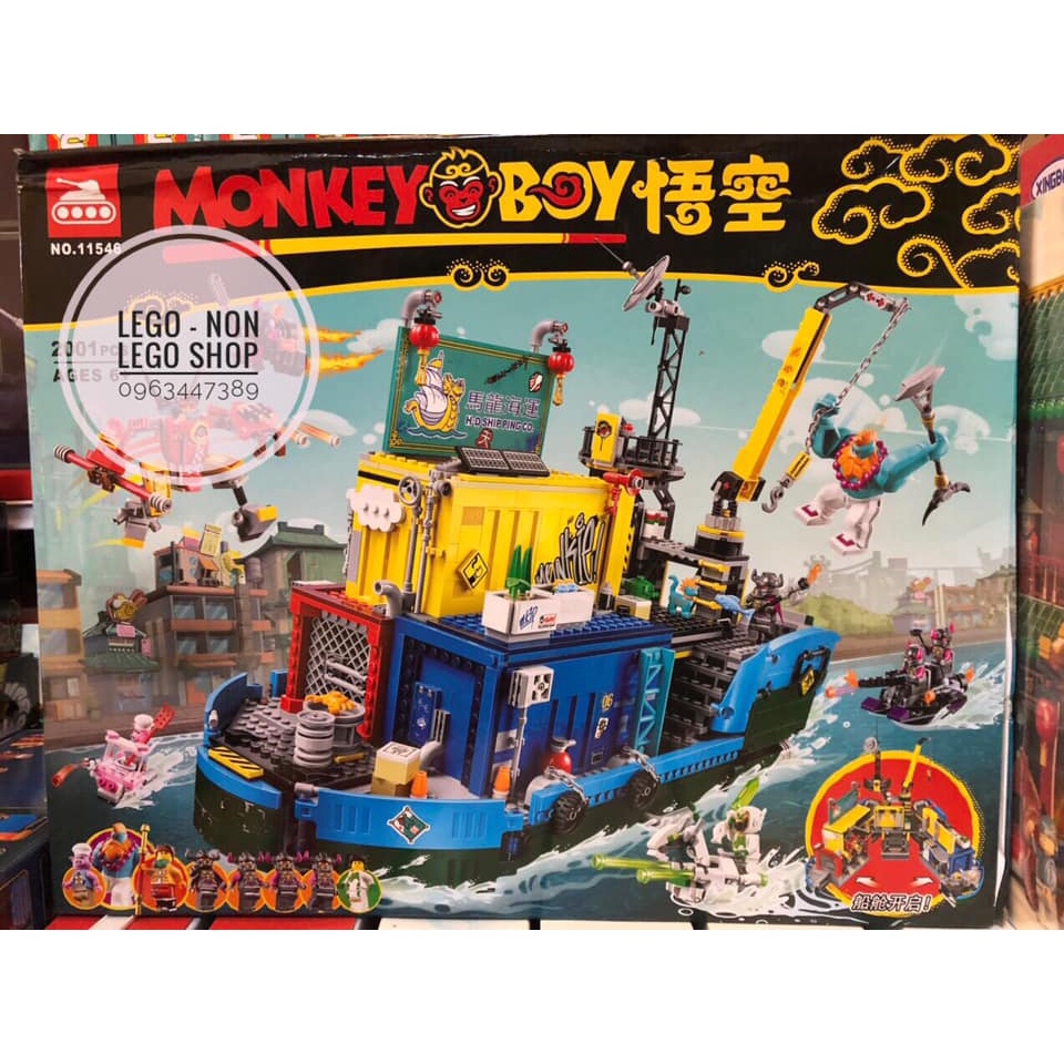 Lego 80013 - Lari 11546 (jigsaw Monkey Kid Cross Ship Luu Sa Ha 2001 ...