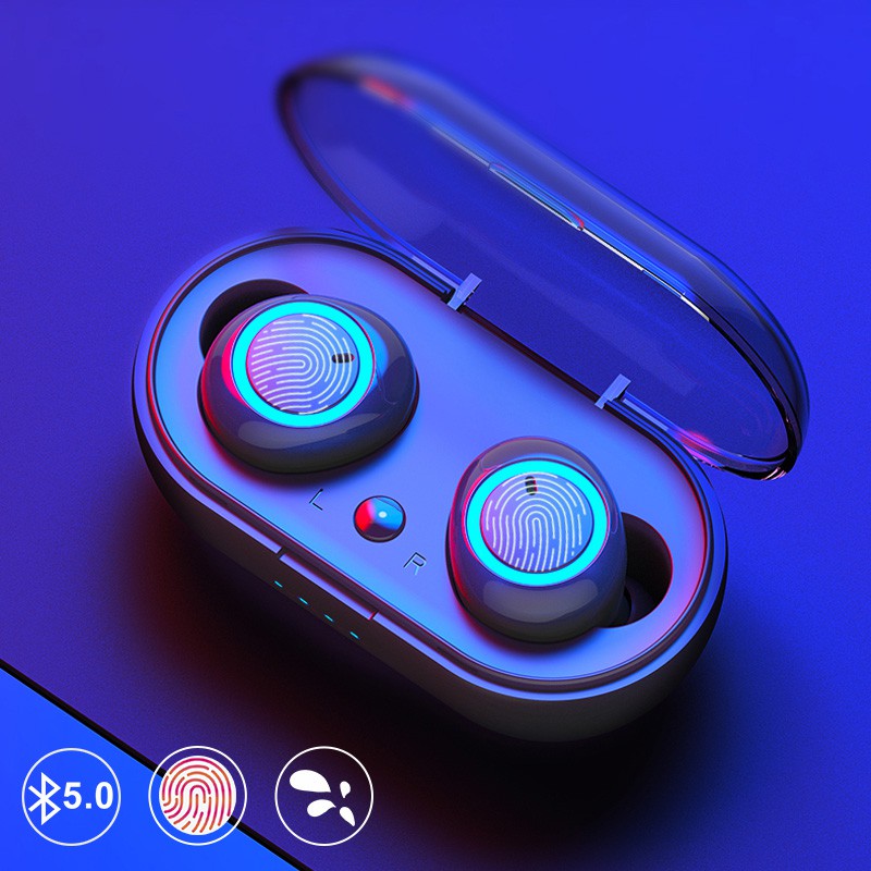GD SHOP TWS Stereo Wireless Earbuds Bluetooth Headset Touch Control ...