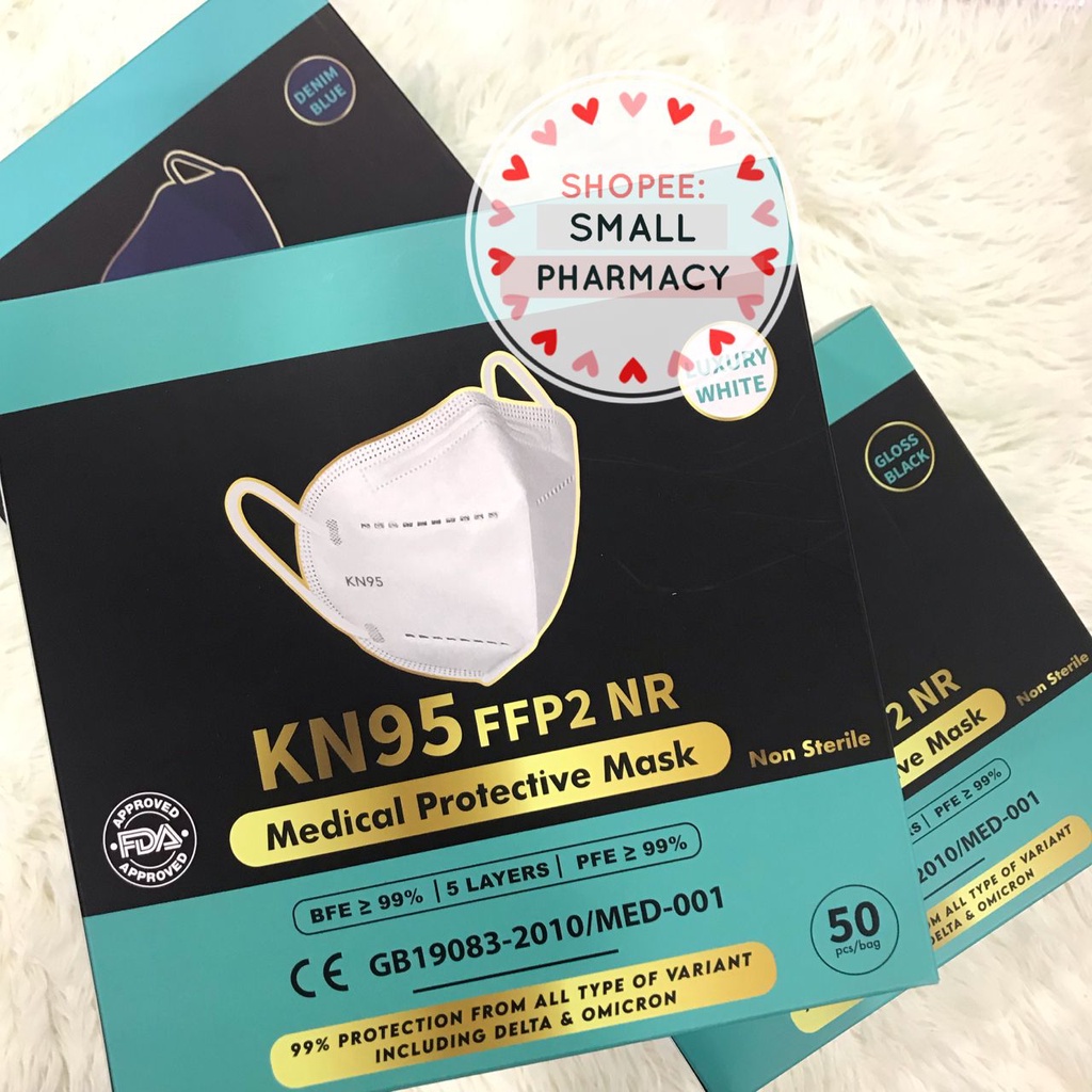 Zero Degree KN95 FFP2 Medical Protective Mask 5 layer BFE & PFE > 99% ...