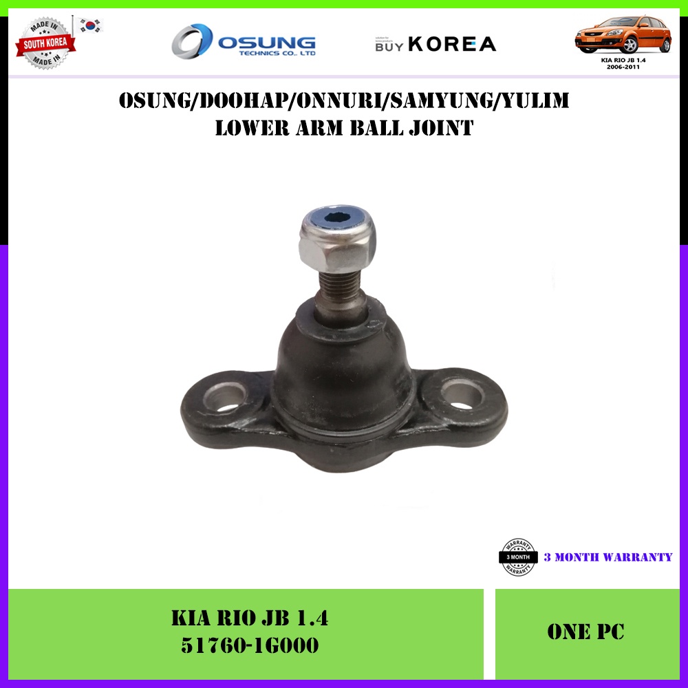 Kia Rio JB 1.4 Lower Arm Ball Joint (51760-1G000) | Shopee Malaysia