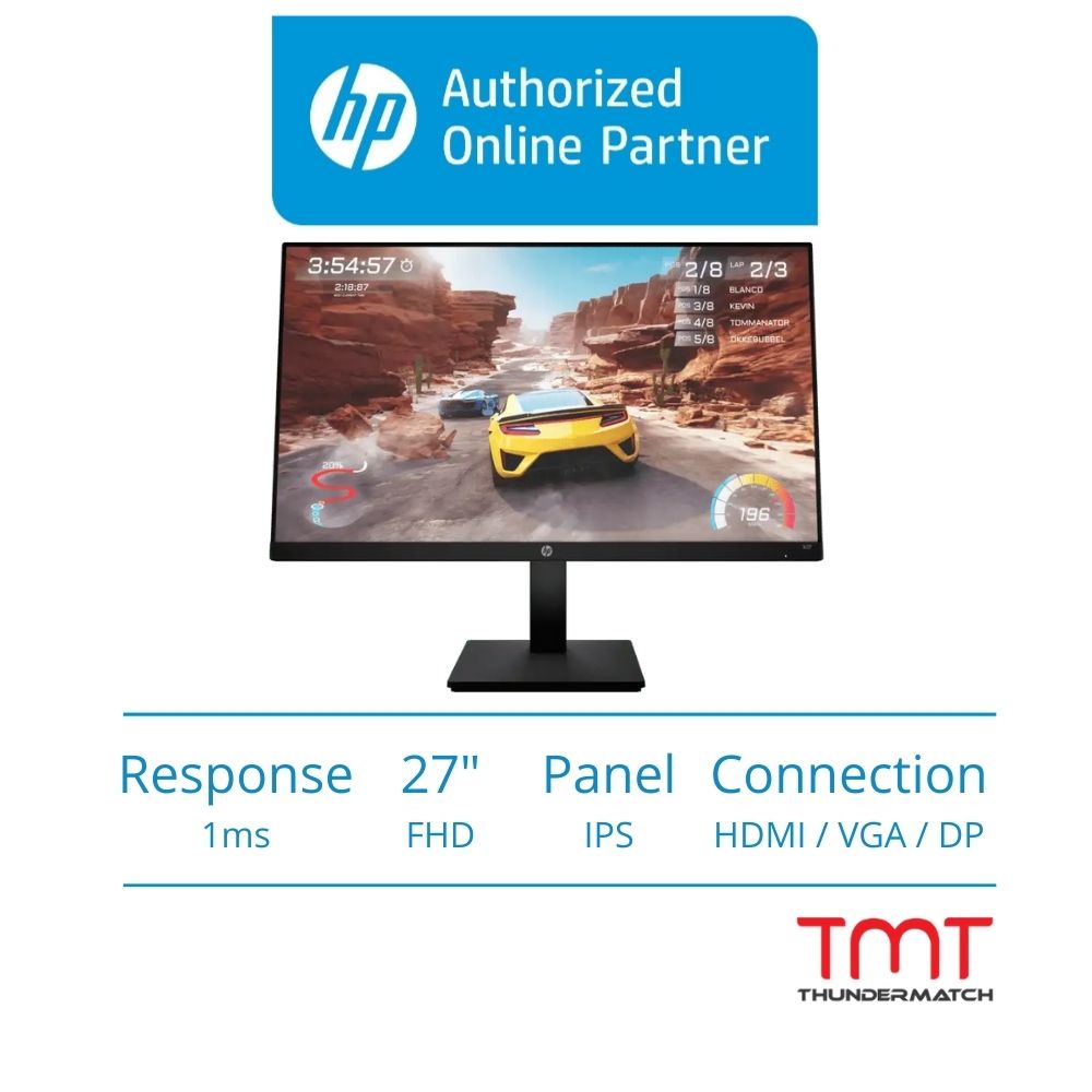 HP X27 Gaming Monitor 2V6B3AA - 27" / 1ms / 165Hz / FHD | IPS Panel ...