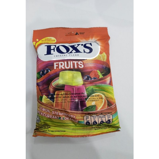 [HALAL] FOX'S Candy (Crystal Clear) 90g (Assorted Flavour) | Shopee Malaysia