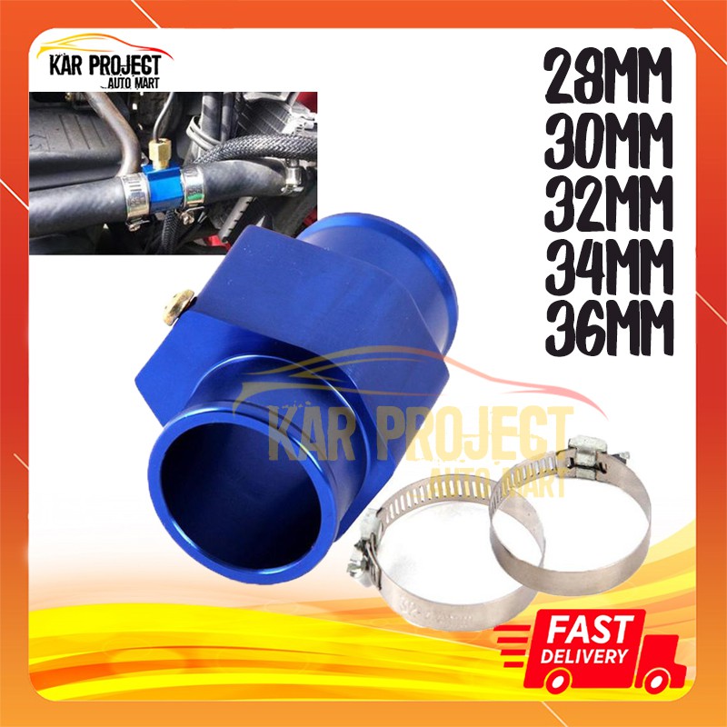 Universal Water Temperature Joint Pipe Temp Sensor Gauge Radiator Hose ...