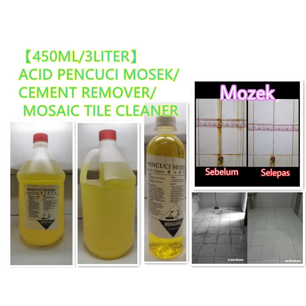 YLK 450ML/3Lt Pencuci Mozek / ASID / ACID PENCUCI MOSEK/ CEMENT REMOVER ...