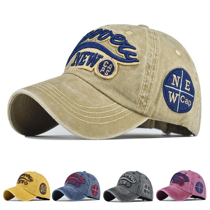 Vintage Men Women Cotton Baseball Cap New Discovery Retro Sports ...