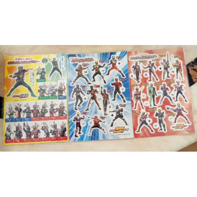 Japan 7-11 kamen rider stickers 3pcs/set | Shopee Malaysia