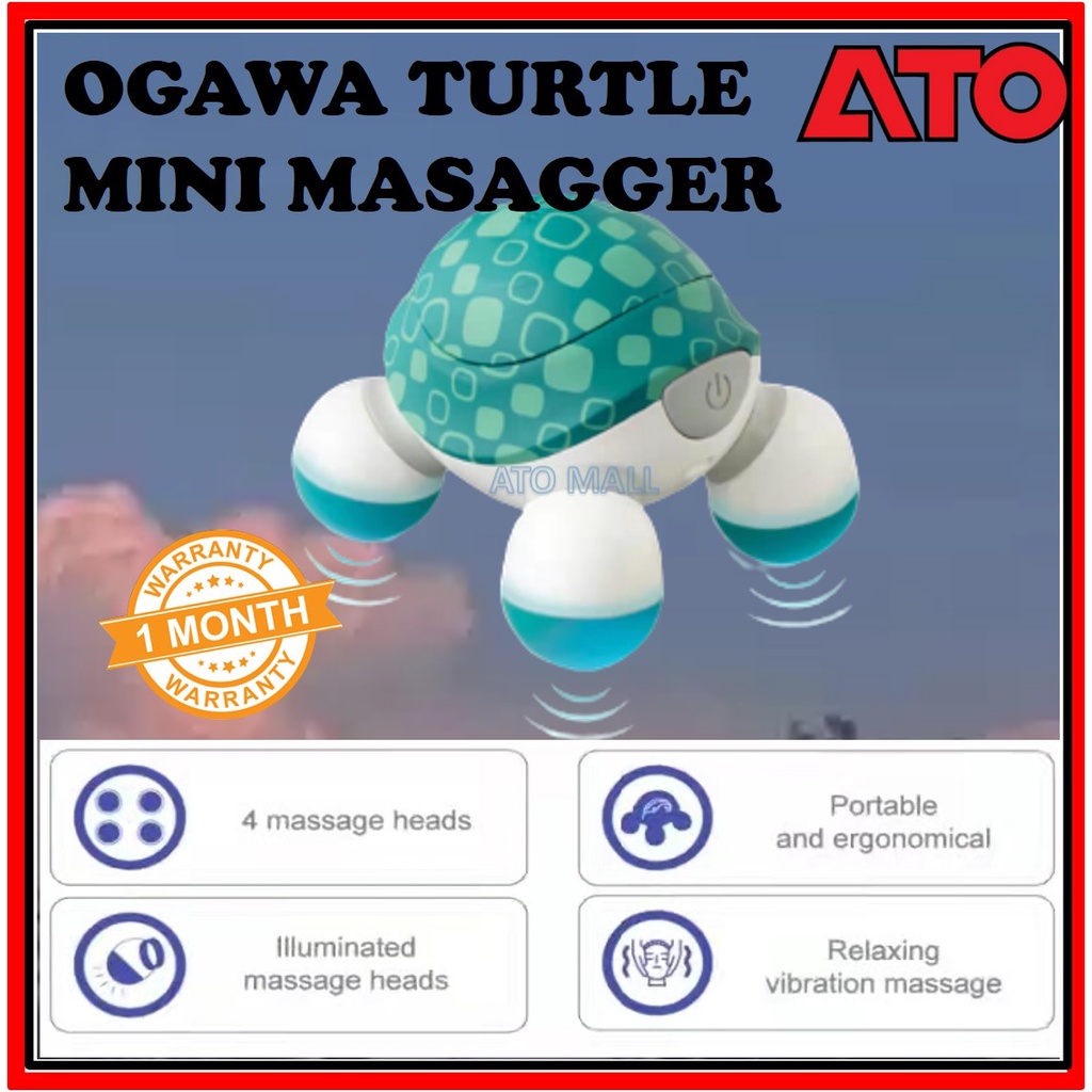 [Random Color] OGAWA Turtle Mini Head Neck Hand Powerful Portable ...