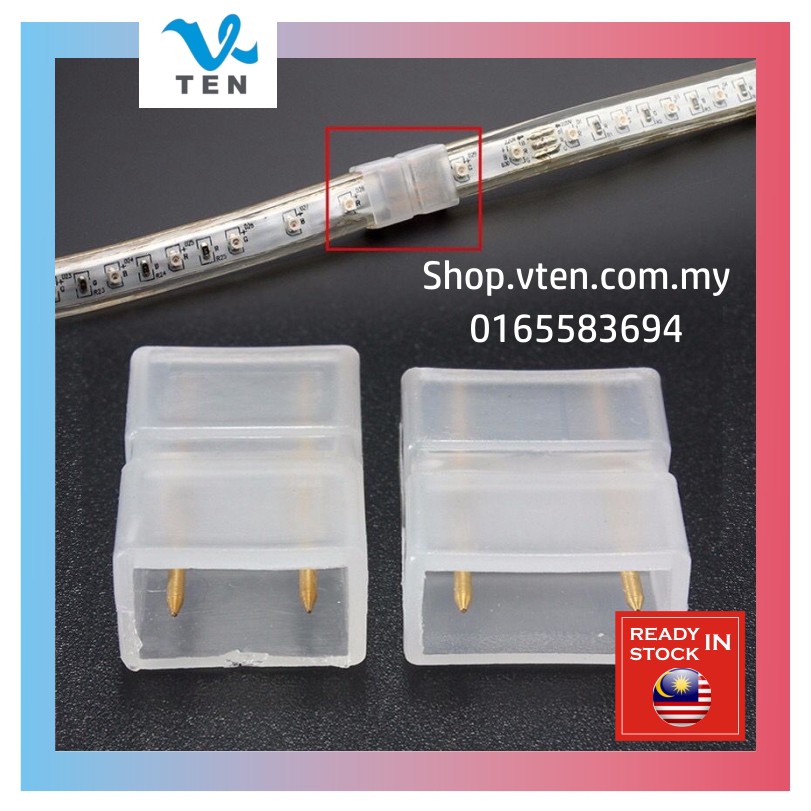 🔥ready stock🔥 13.5mm 2 Pin Middle Connector For 2835/5730 LED Strip ...