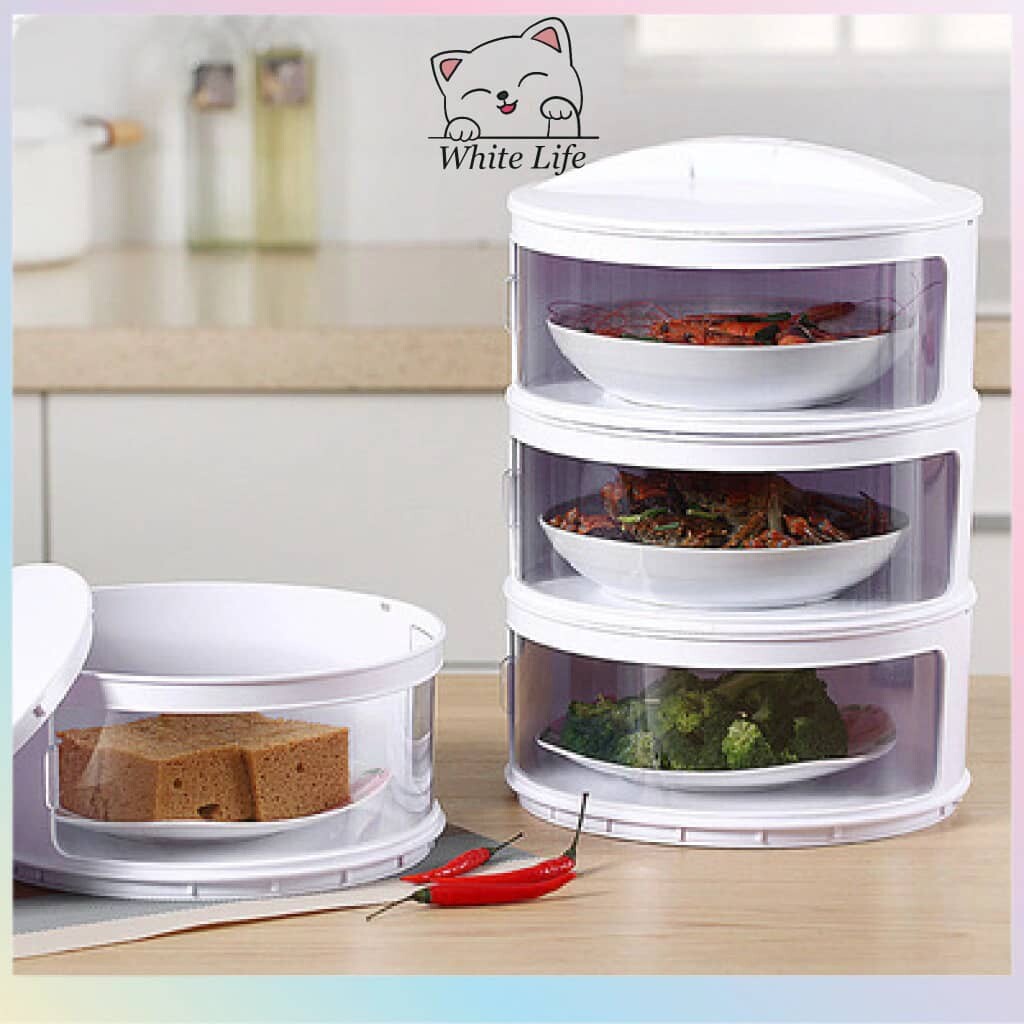 Multi-layer Dustproof Fresh Food Cover Dustproof 多层防尘保鲜食物罩 | Shopee ...