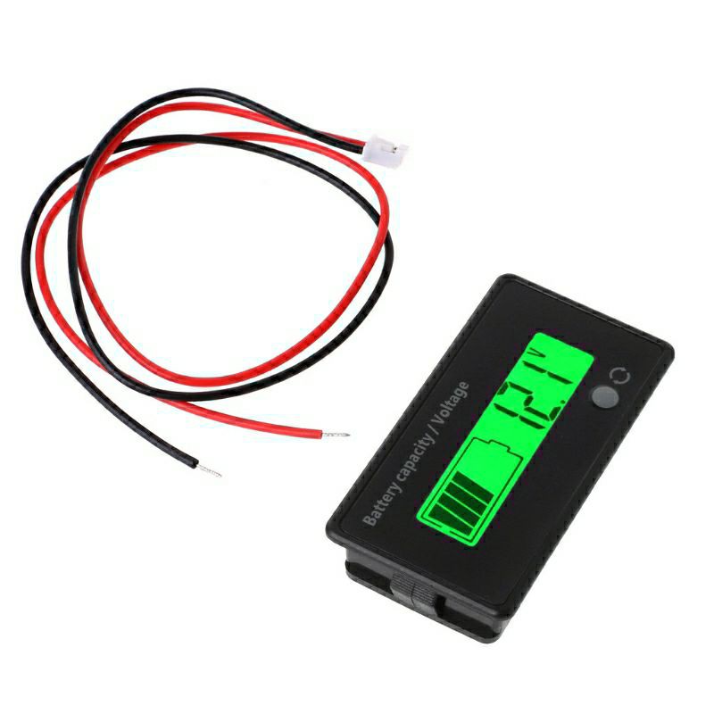 Battery Meter Indicator Voltmeter Display Capacity Battery Universal ...