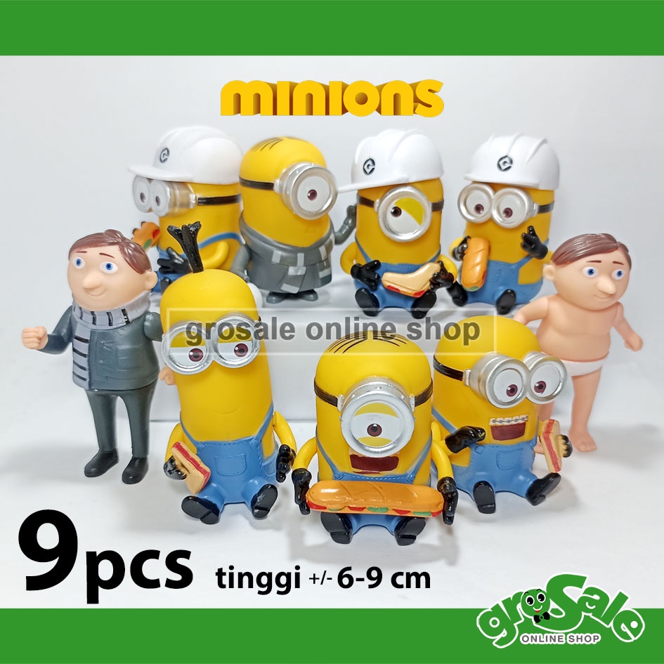 Minions CHARACTER FIGURE THE RISE OF GRU ACTION MOVIE CUTE ACTION ...