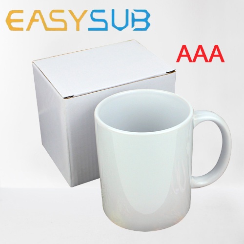 Grade A , AA, AAA Sublimation White Mugs with white gift box | Shopee ...