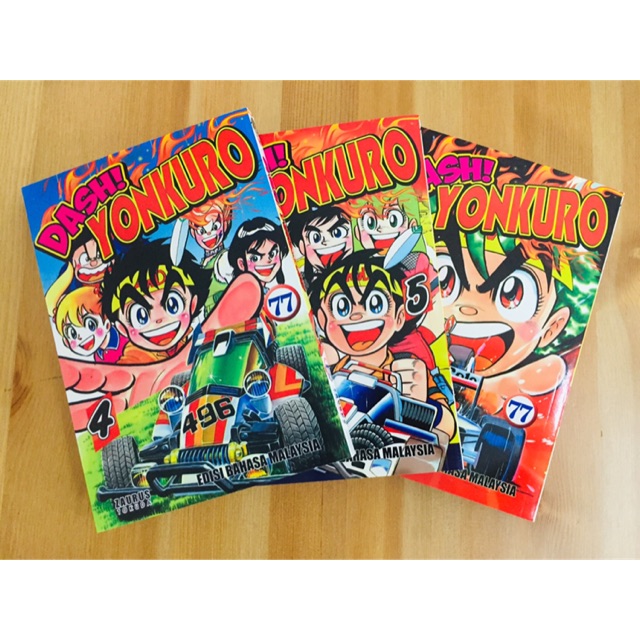 TAMIYA Original Mini 4WD Dash Yonkuro Comic Manga COMBO 3 Volume 4-6 (Bahasa Malaysia) | Shopee ...
