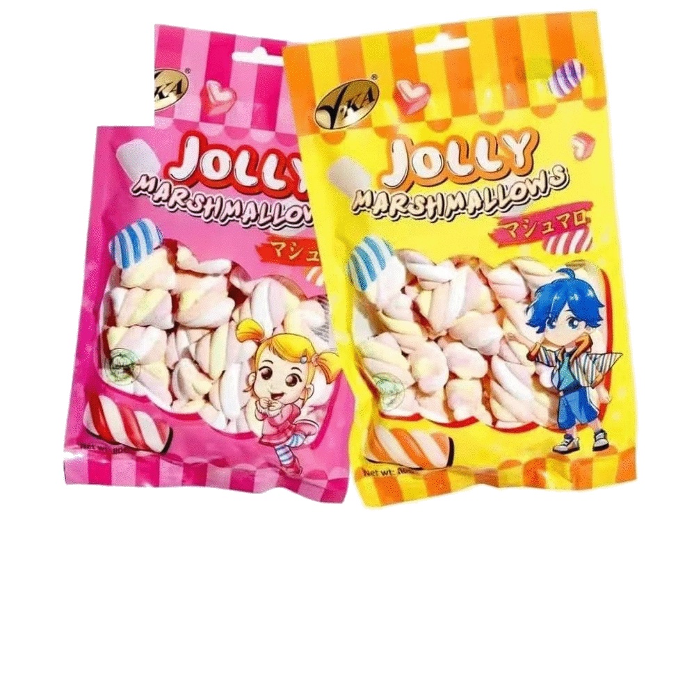 (HALAL) Jolly Marshmallow 80gm - (Flowers/Twist/SweetHeart/Mini ...