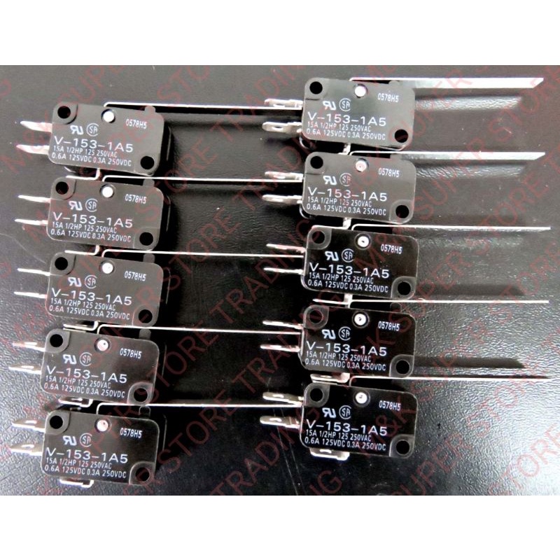 OMRON V-153-1A5 SNAP ACTION / LIMIT SWITCHES Price per pc | Shopee Malaysia