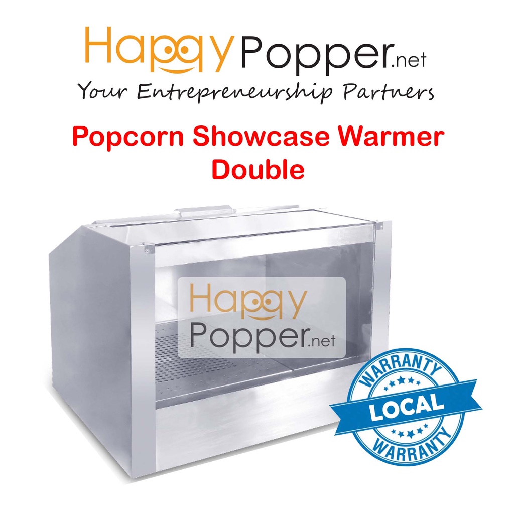 Happypopper Commercial Popcorn Snack Display Food Showcase Warmer ...