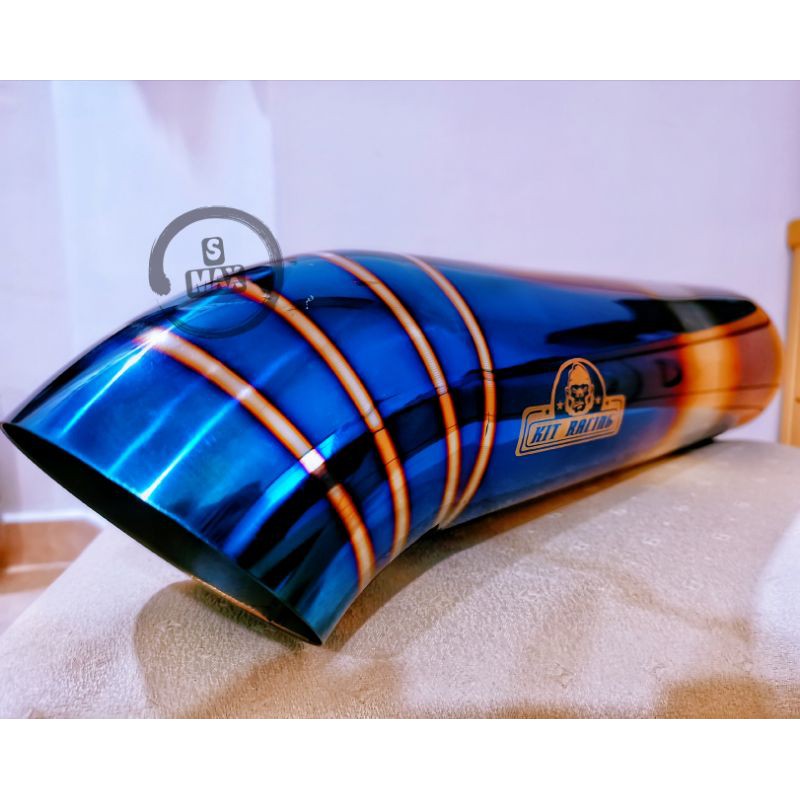 Kit Racing 4x4 Exhaust Muffler (Titanium) & Glass Golden Black | Shopee ...