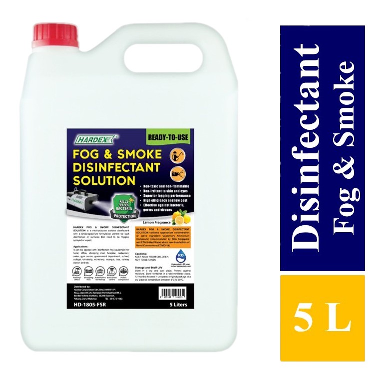 Fog & Smoke Sanitizer / Fogging Liquid / Ready To Use 5 Liters (Non ...