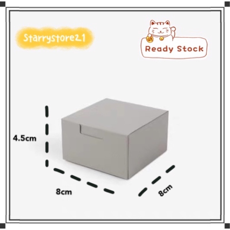 Kraft Paper Mini Gift Box | Colour Mini box | Kotak Hadiah | Shopee ...