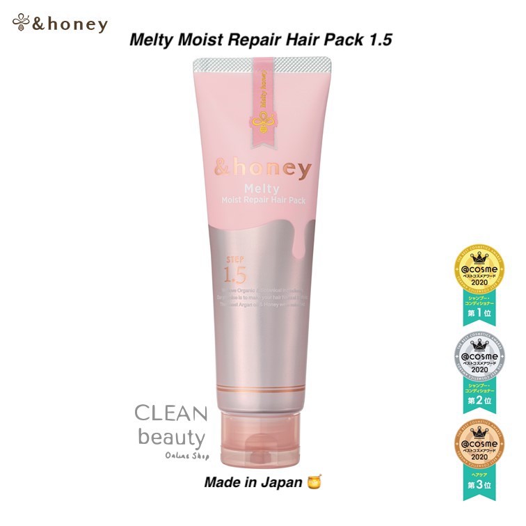 &Honey Melty Moist Repair Hair Pack 1.5 - Ready Stock + 100% Original [Made In Japan] 🍯 🍯 🍯 ...