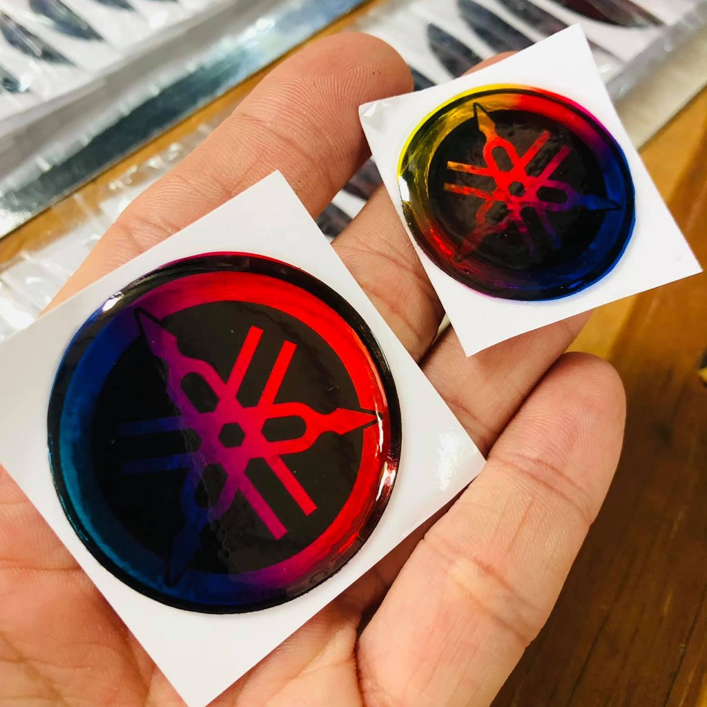Yamaha Emblem Logo Rainbow Pelangi Logo Dada Y15 Lc135 Lagenda Y16 SRV ...